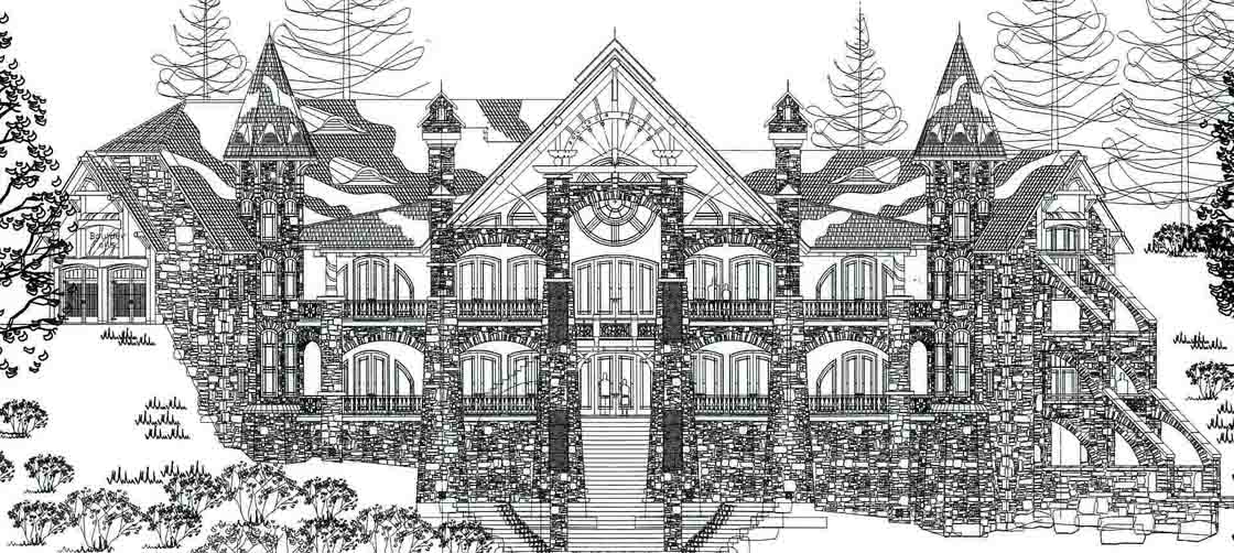16 American Castle – Castle Architect | Mountain House Architect ...